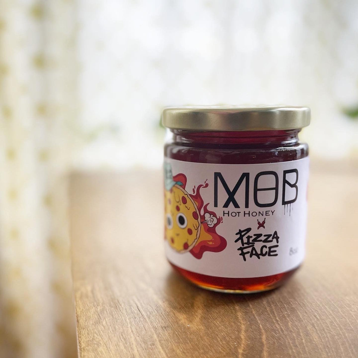 375g Pizza Face Hot Honey – MOB Honey